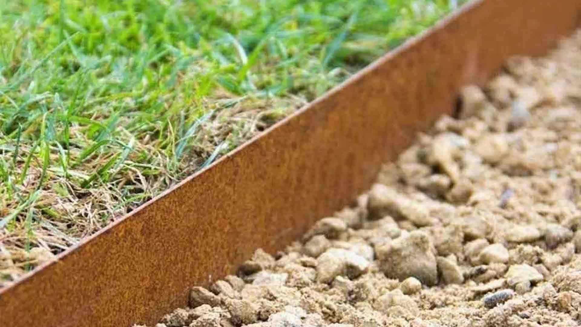 Uncoated Steel Edging - Bulk Landscape Supply in Austin, Texas ...